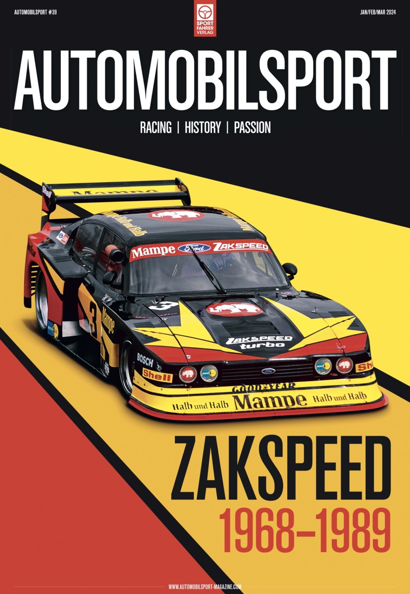Poster AUTOMOBILSPORT #39 (2 sided) – Zakspeed Ford Turbo Capri 1978