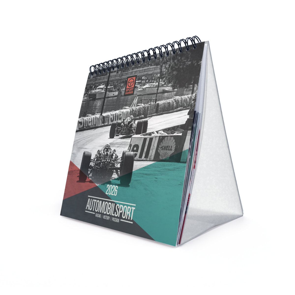 Desk calendar AUTOMOBILSPORT – Racing / History / Passion 2026